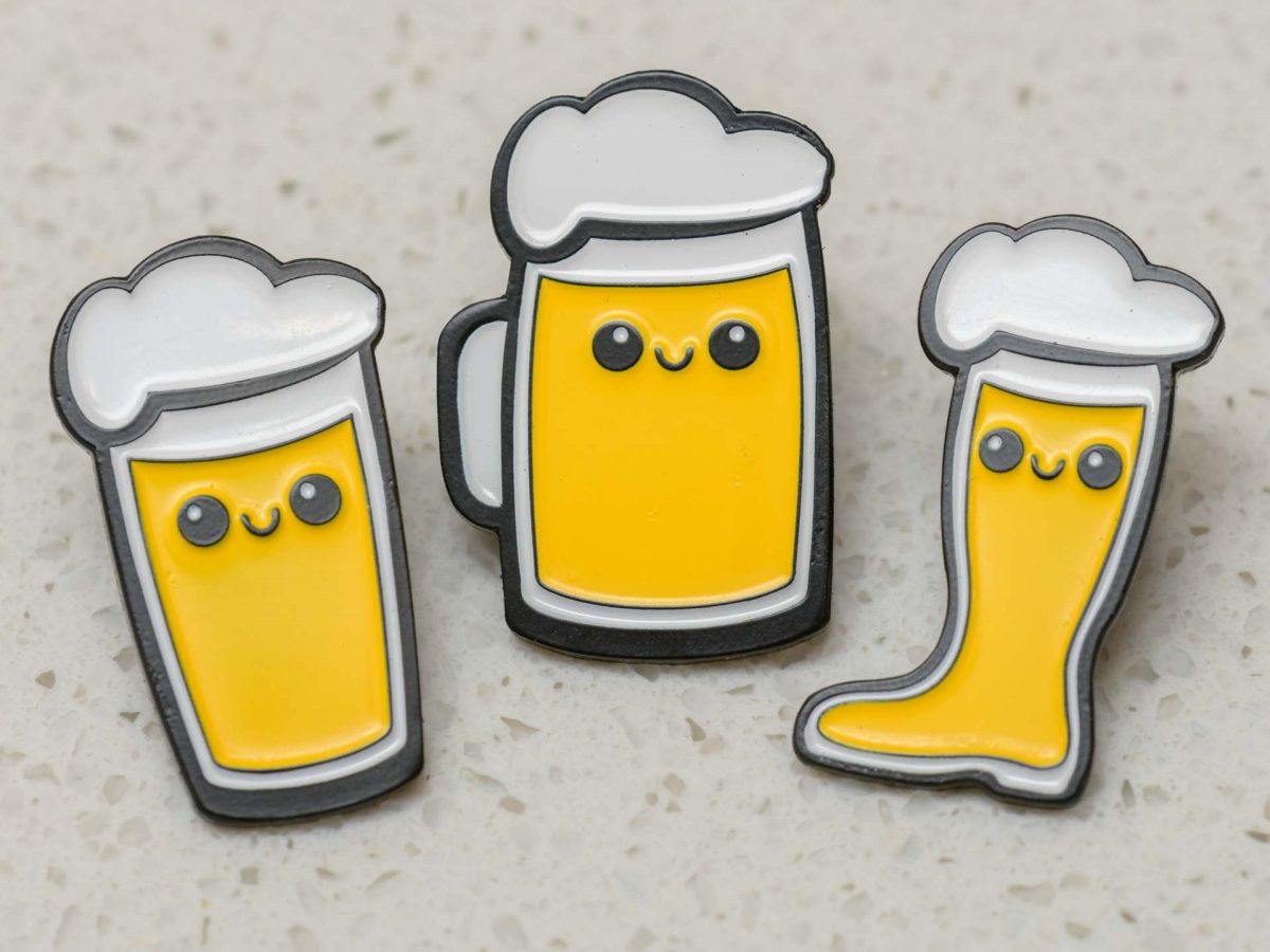Happy Beer Pins 3-Pack - Beer Muse